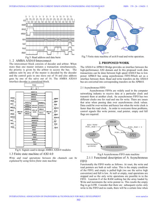 Iaetsd asynchronous data transactions on so c using fifo | PDF