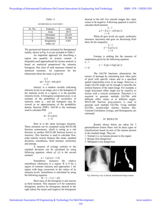 Iaetsd classification of lung tumour using | PDF