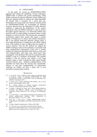 Iaetsd comparative study mimo ofdm, cdma-sdma | PDF