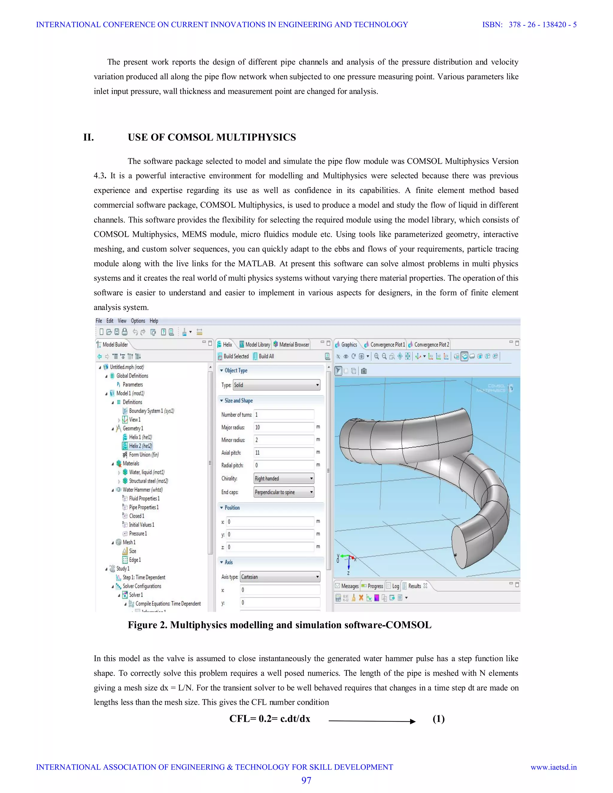 Iaetsd design and analysis of water hammer effect in a network | PDF