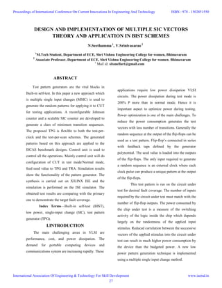 Iaetsd design and implementation of multiple sic vectors | PDF