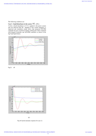 Iaetsd design of fuzzy self-tuned load frequency controller for power ...