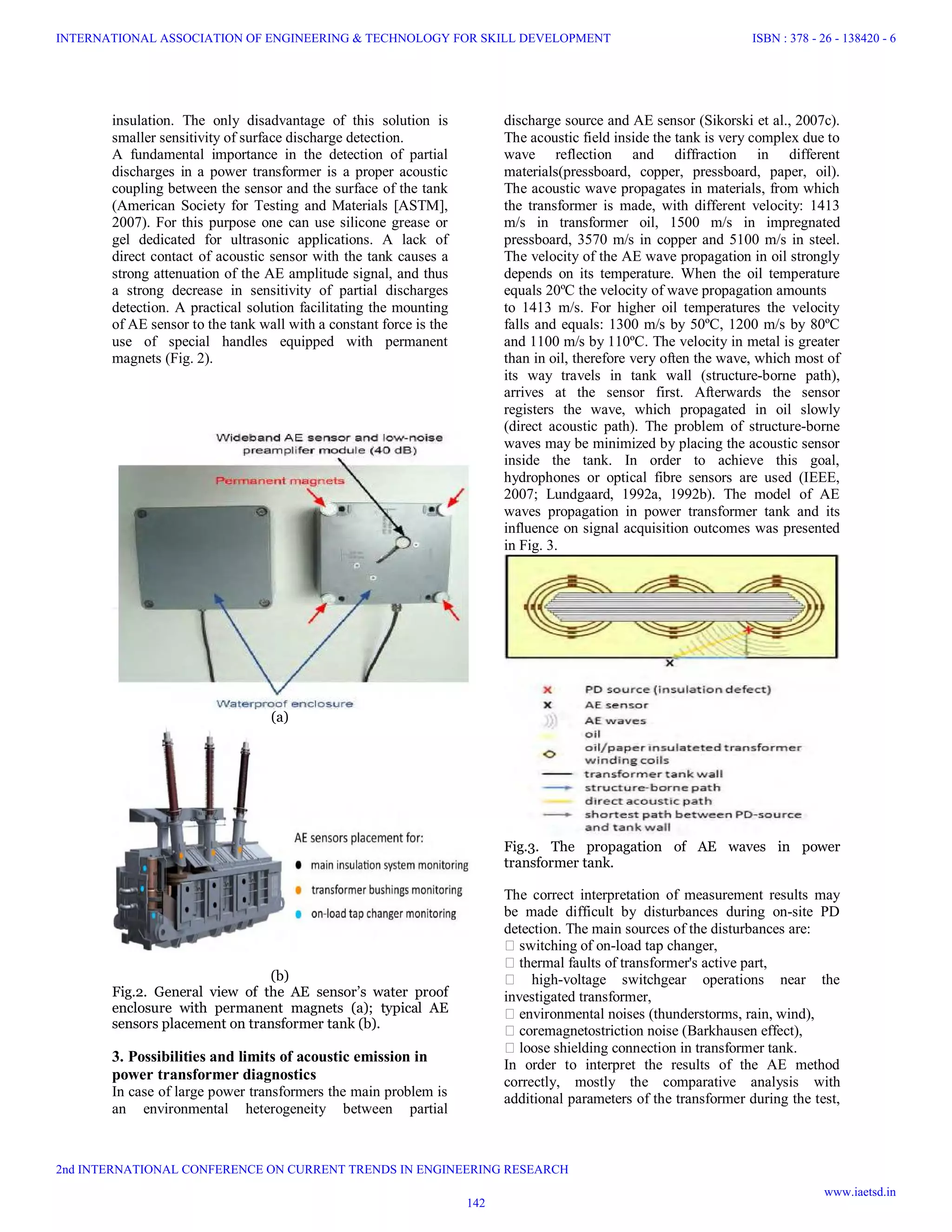 Iaetsd Detection Recognition And Localization Of Partial Discharge Pdf