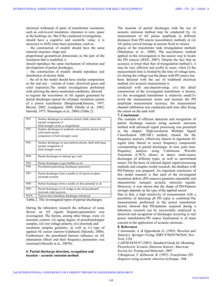 Iaetsd detection, recognition and localization of partial discharge | PDF