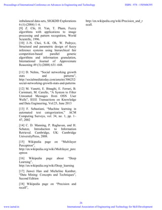 Iaetsd efficient filteration of unwanted messages | PDF | Social Networking | Internet