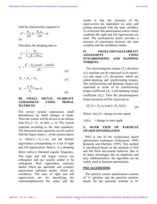 Iaetsd estimation of damping torque for small-signal | PDF