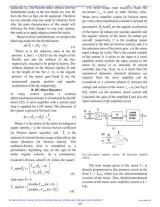 Iaetsd estimation of frequency for a single link-flexible | PDF
