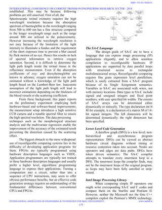Iaetsd fpga based retinal blood oxygen saturation mapping using | PDF | Eye and Vision ...