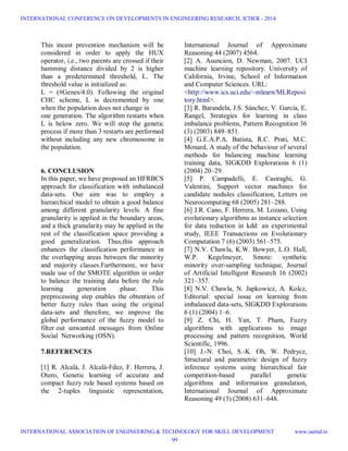 Iaetsd hierarchical fuzzy rule based classification | PDF | Social Networking | Internet