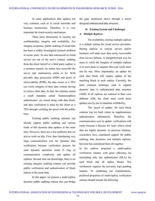 Iaetsd implementation of secure audit process | PDF Iaetsd implementation of secure audit process | PDF