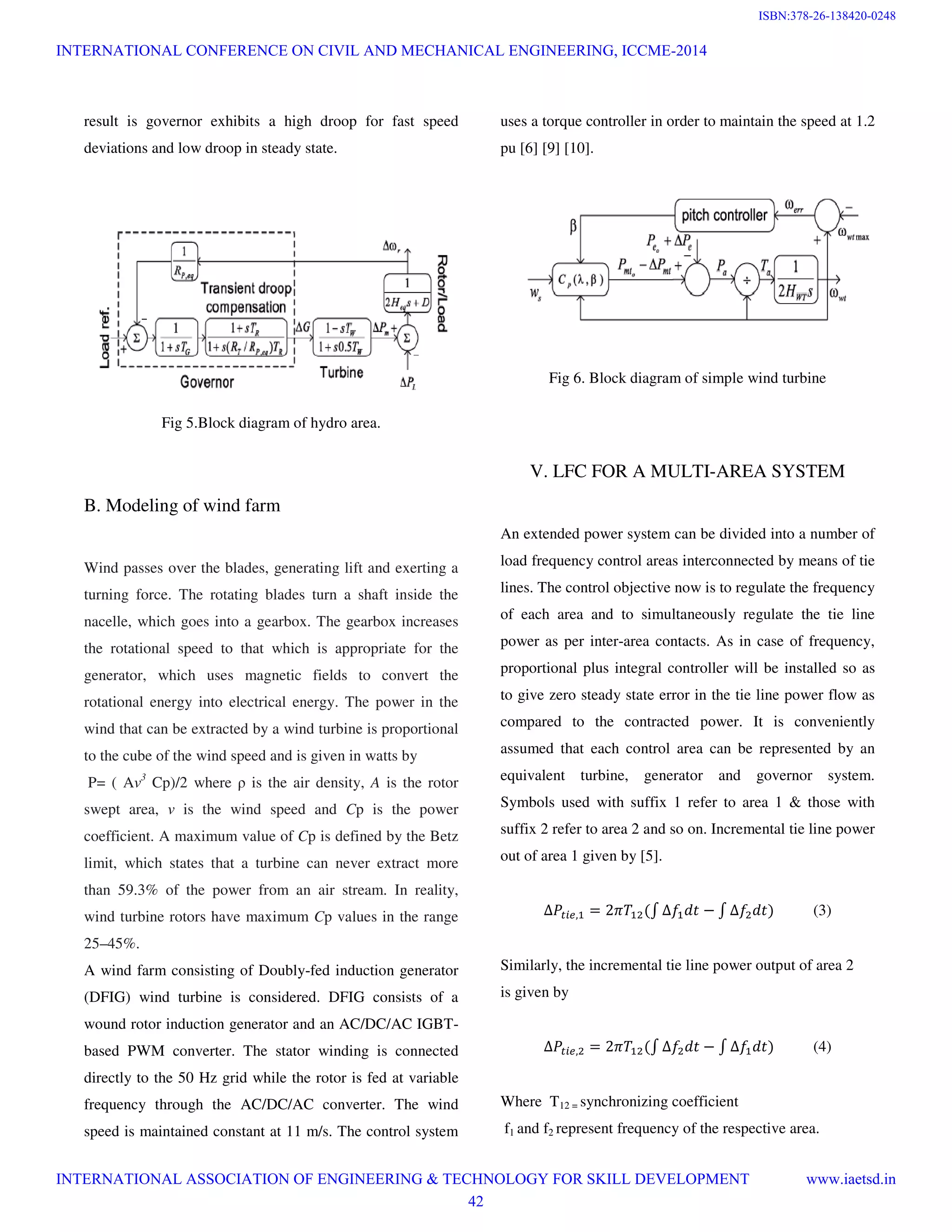 Iaetsd load frequency control for a distributed grid | PDF