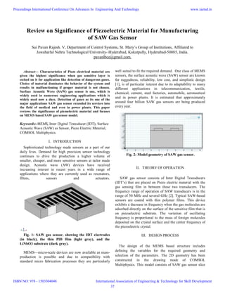 Iaetsd review on significance of piezoelectric mater | PDF