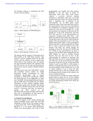 Iaetsd smart vehicle tracking system using gsm, gps and rc5 | PDF