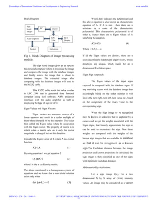 Iaetsd traffic sign recognition for advanced driver | PDF