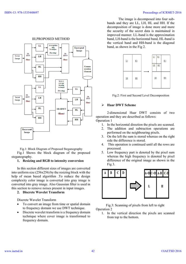 Iaetsd Design Of Image Steganography Using Haar Dwt Pdf 4455
