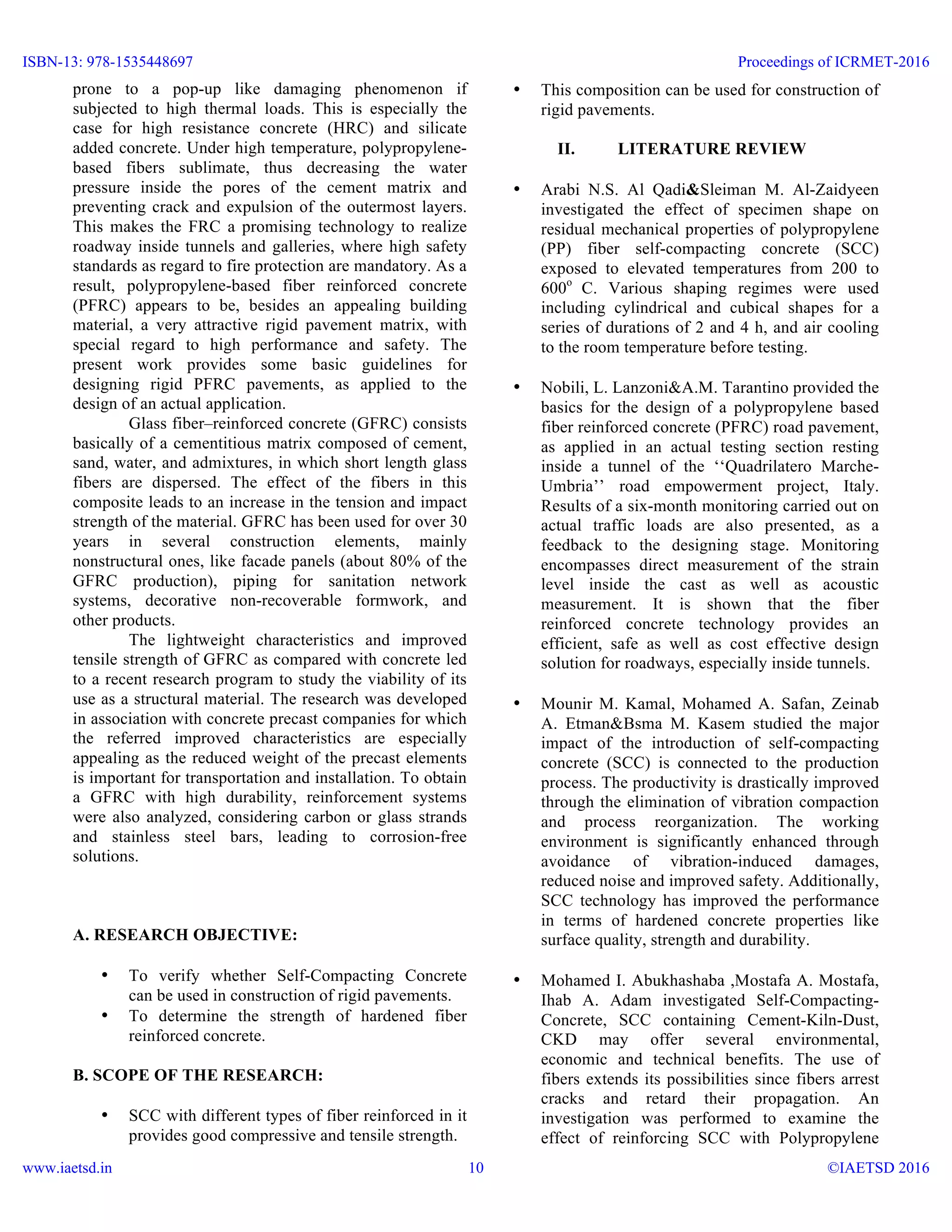 Iaetsd experimental investigation on self compacting fiber reinforced ...