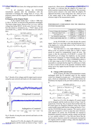 Iaetsd fuzzy logic control of statcom for voltage regulation | PDF
