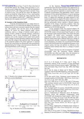 Iaetsd fuzzy logic control of statcom for voltage regulation | PDF