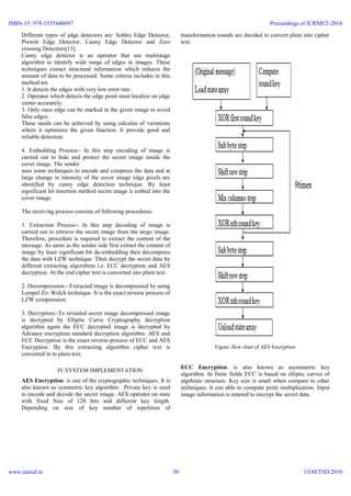 Iaetsd implementation of lsb image steganography system using edge detection | PDF