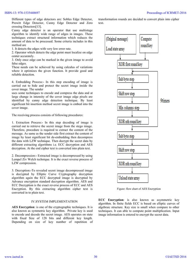 Iaetsd implementation of lsb image steganography system using edge detection | PDF