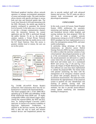 Iaetsd io t based advanced smart health care system | PDF