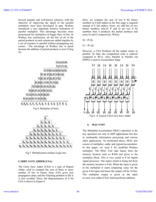 Iaetsd mac using compressor based multiplier and carry save adder | PDF