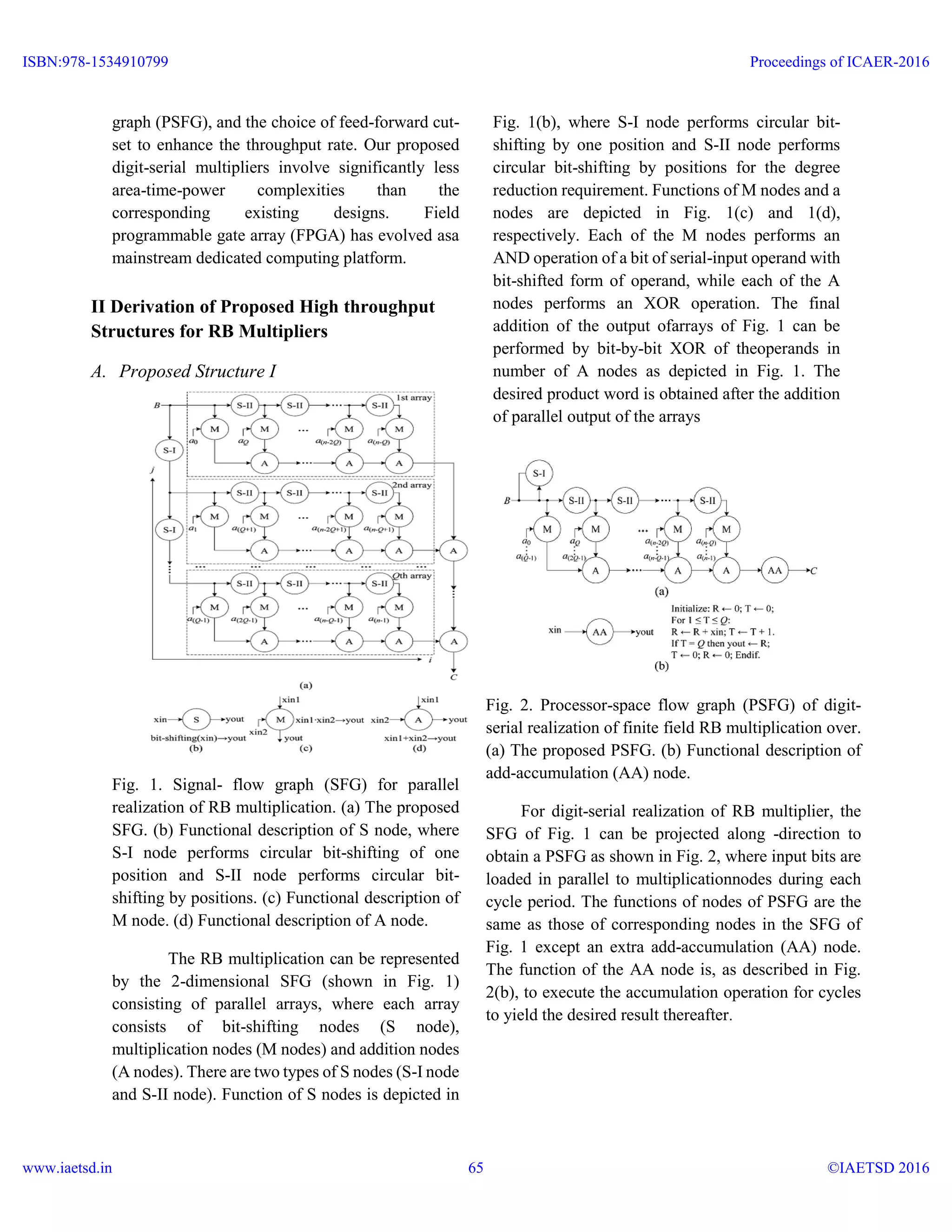 Iaetsd vlsi design of high throughput finite field multiplier using redundant basis | PDF