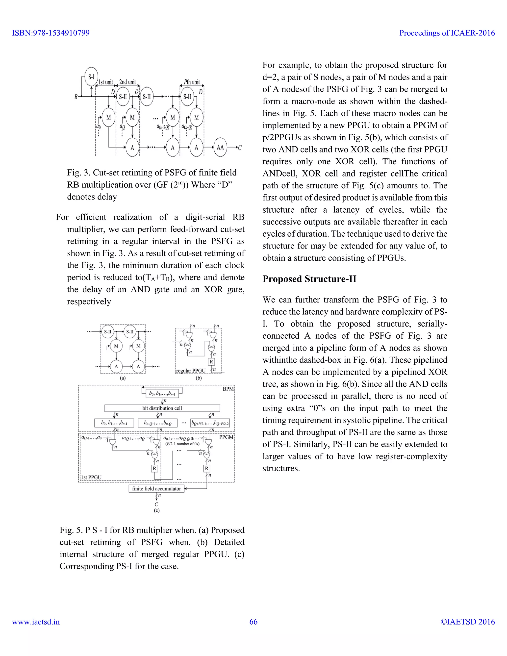 Iaetsd vlsi design of high throughput finite field multiplier using redundant basis | PDF