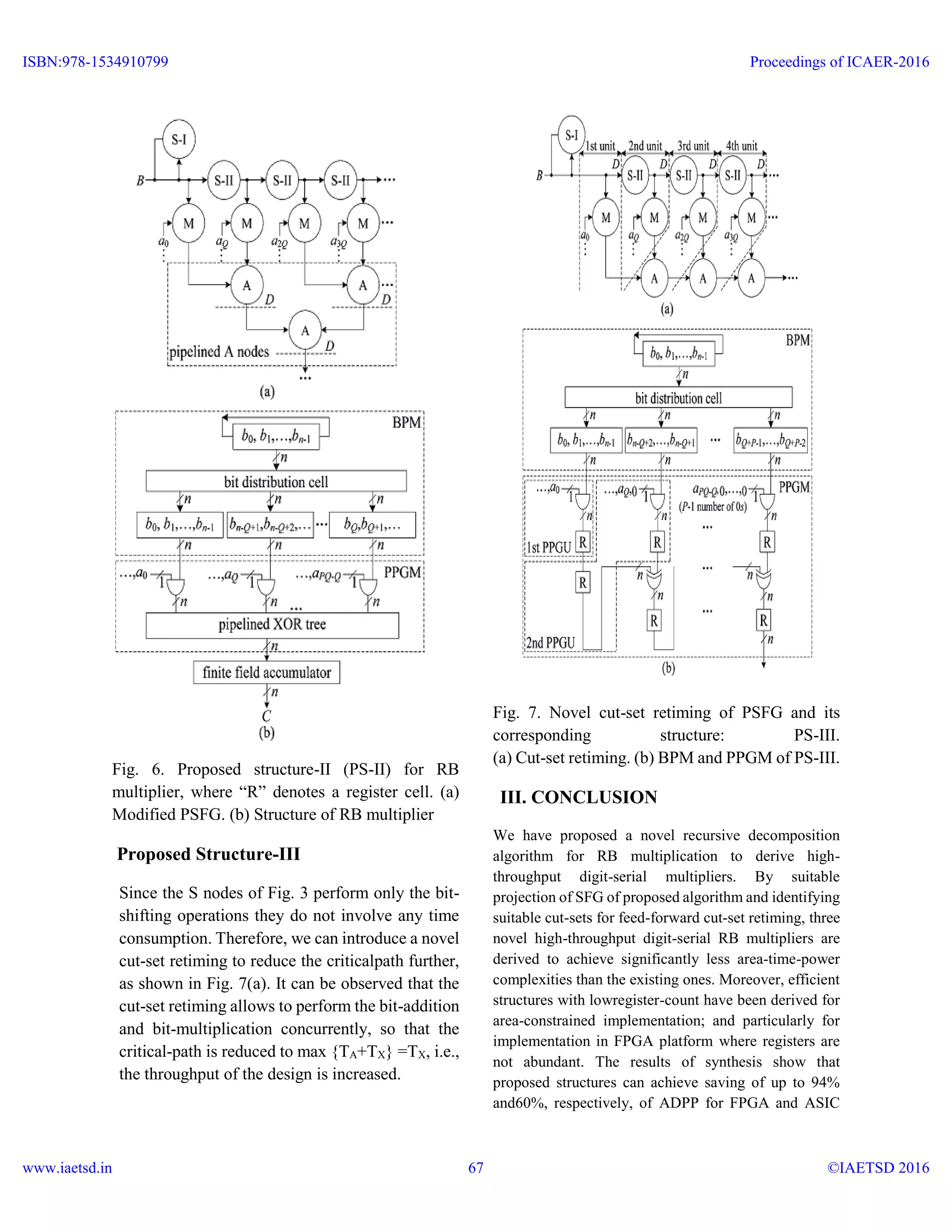 Iaetsd Vlsi Design Of High Throughput Finite Field Multiplier Using Redundant Basis Pdf 8178