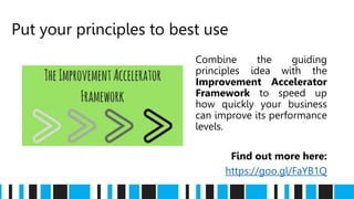 Creating guiding principles for your improvement projects | PPT
