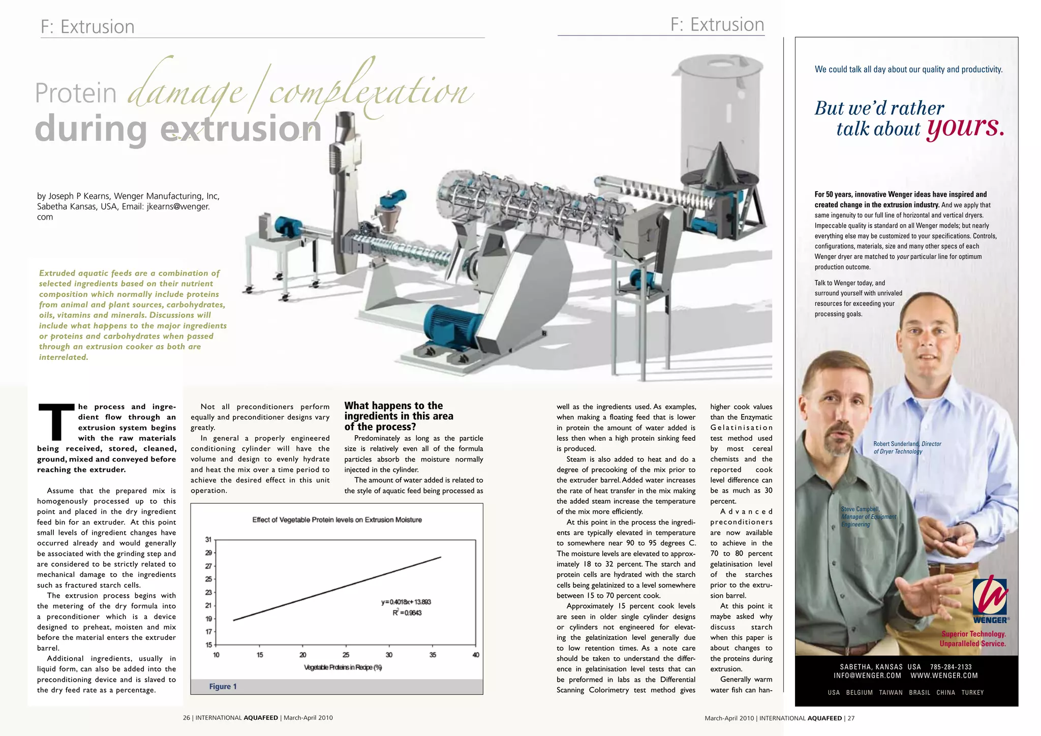 Protein damage/complexation during extrusion | PDF