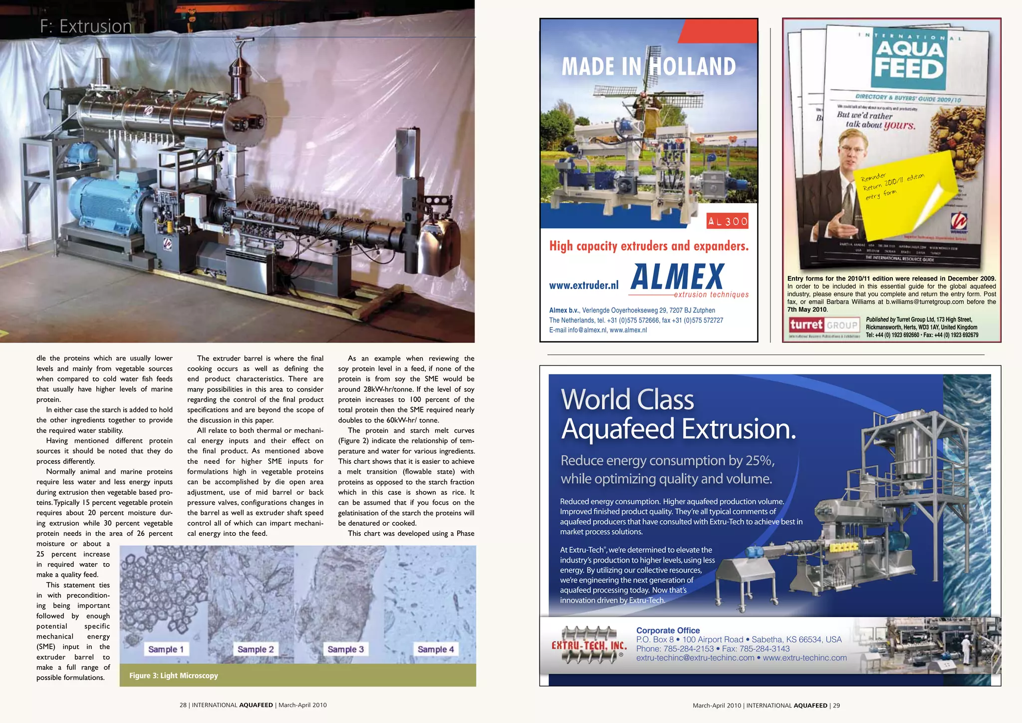 Protein damage/complexation during extrusion | PDF