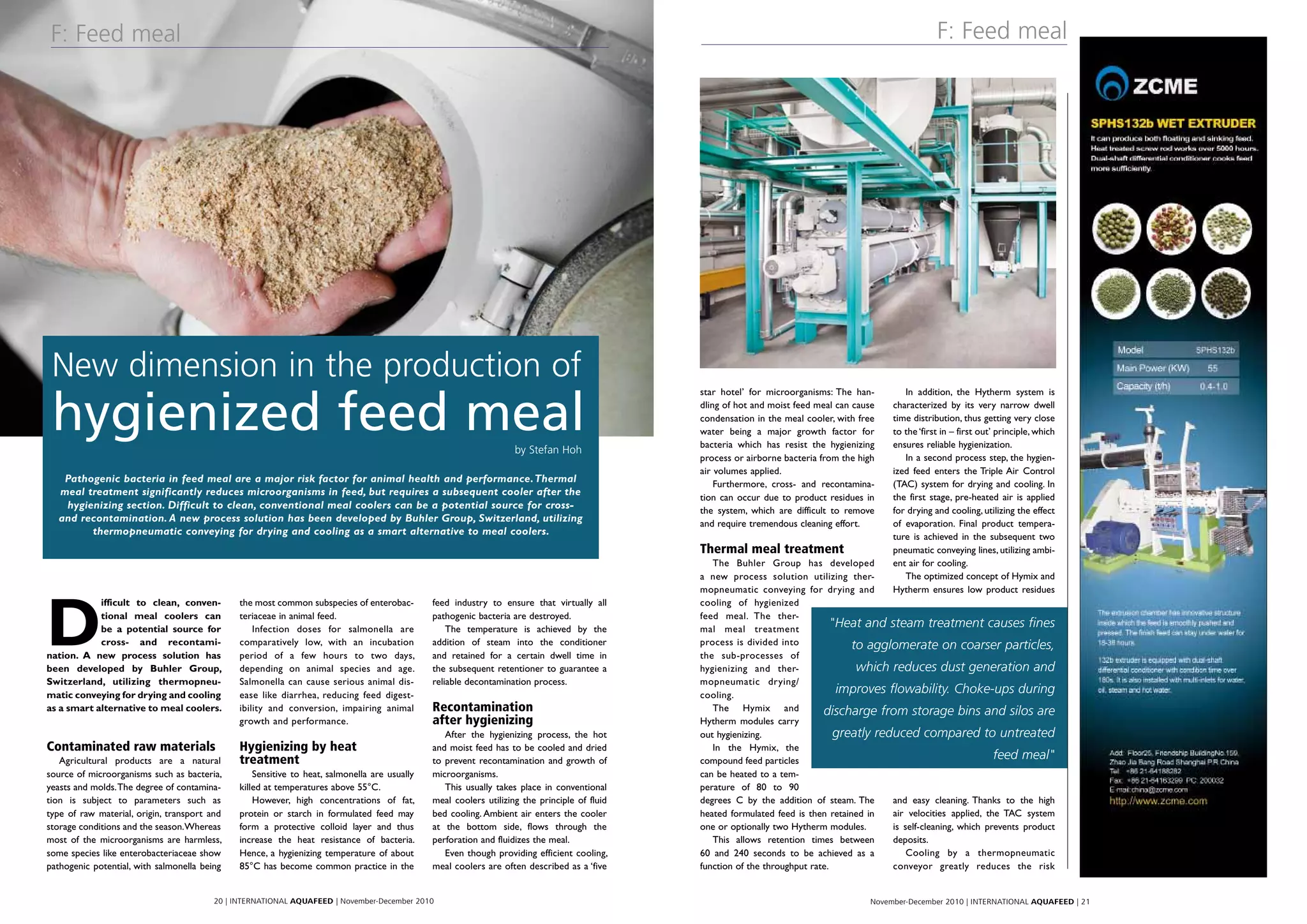 Feather meal for fish feed | PDF