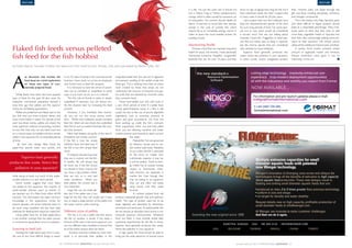 Flaked fish feeds versus pelleted fish feed for the fish hobbist | PPT