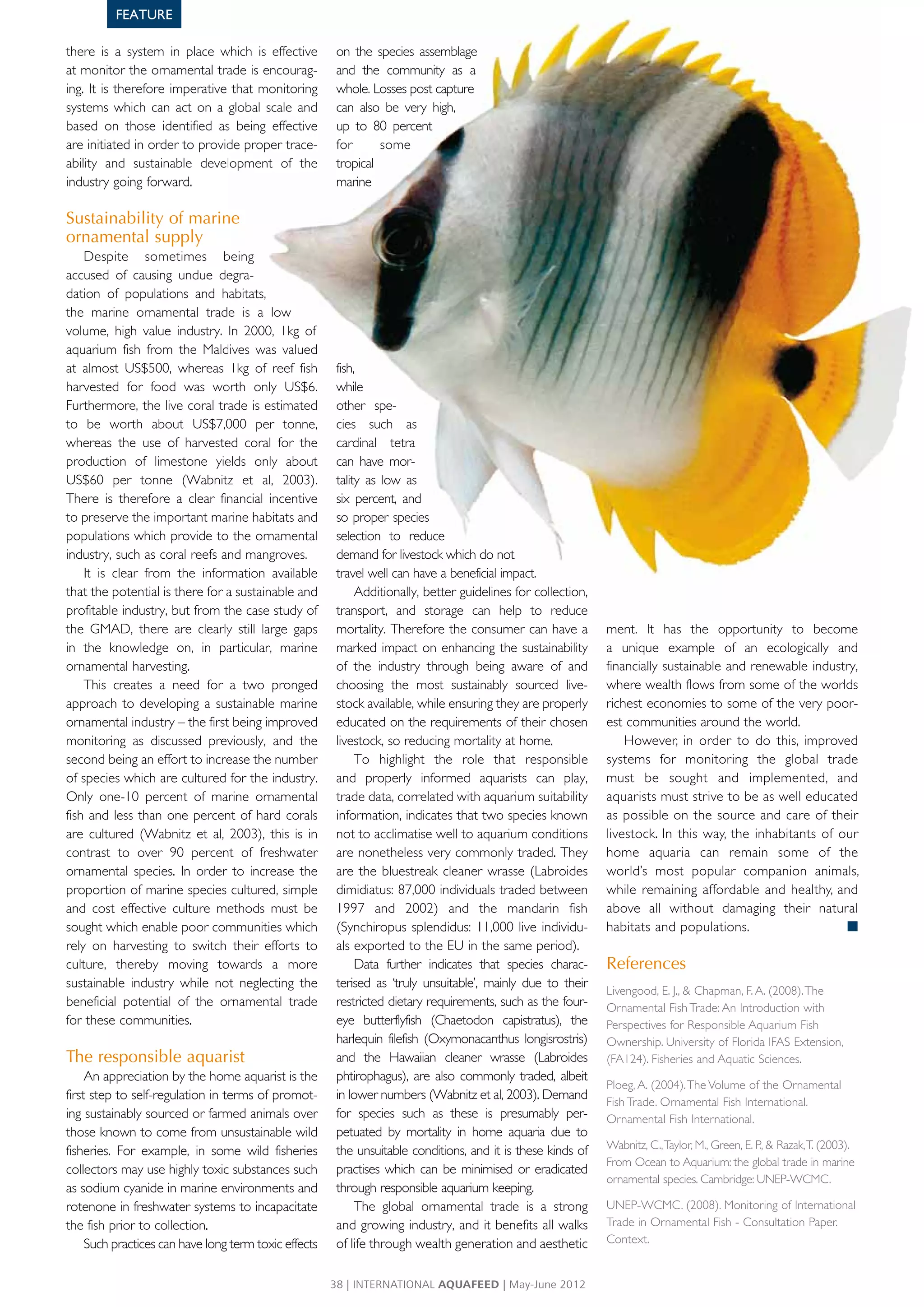 Ornamental fish and invertebrates for home aquaria | PDF