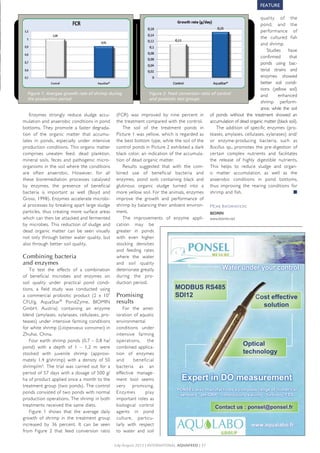 Enzymes to improve water and soil quality in aquaculture ponds | PDF | Agriculture | Industries