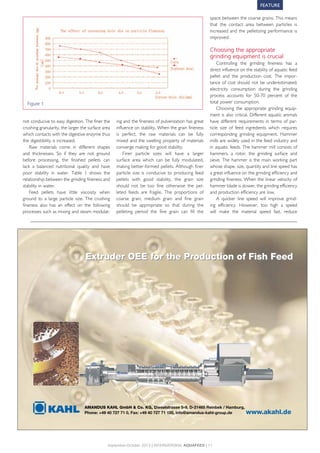 Grinding equipment for aquatic feed pellets | PDF