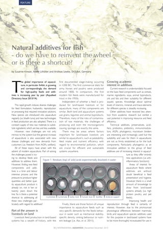 Natural additives for fish - do we have to reinvent the wheel or is ...
