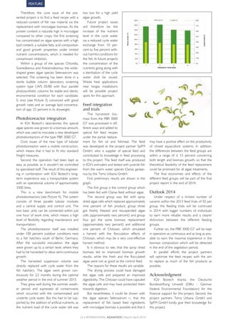 Microalgae and aquaculture - feed and cycle management | PDF ...