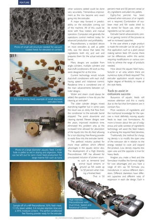 Evolution in Extrusion of Aquatic Feeds | PDF