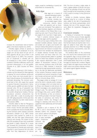 Algae in ornamental fish feeding | PDF