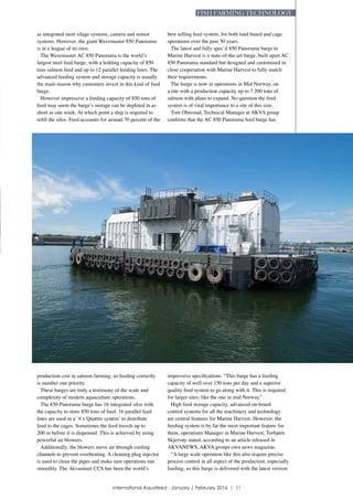 FISH FARMING TECHNOLOGY - Efficient and reliable feed system for fish ...