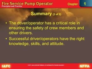 Iafc fire service pump operator principles & practice 1Ed ch 01 the ...