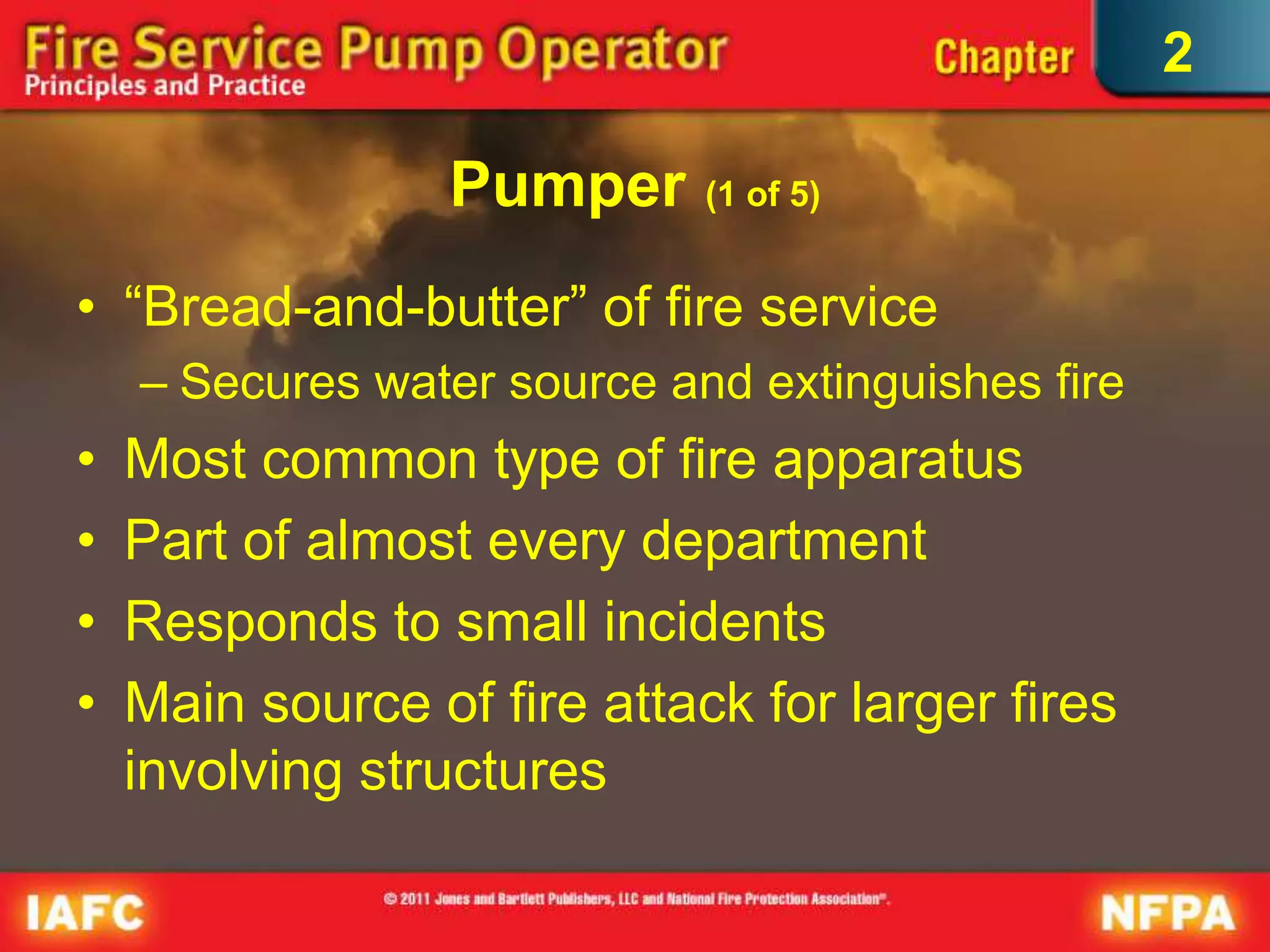 Iafc fire service pump operator principles & practice 1 ed ch 02 types ...
