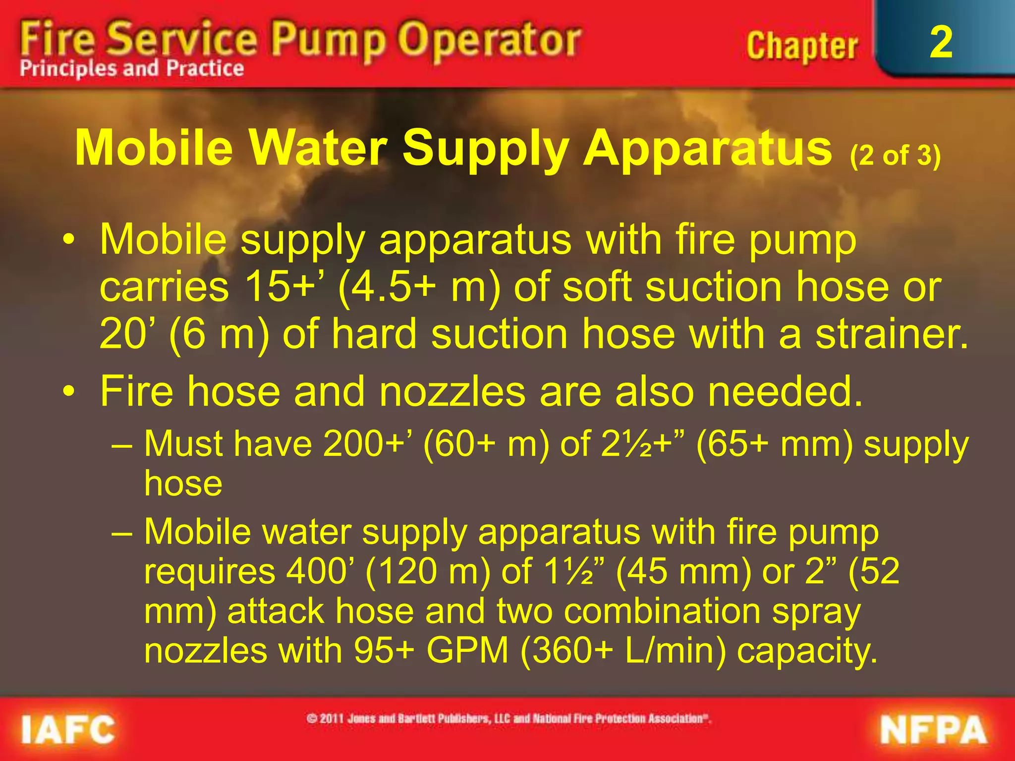 Iafc fire service pump operator principles & practice 1 ed ch 02 types ...