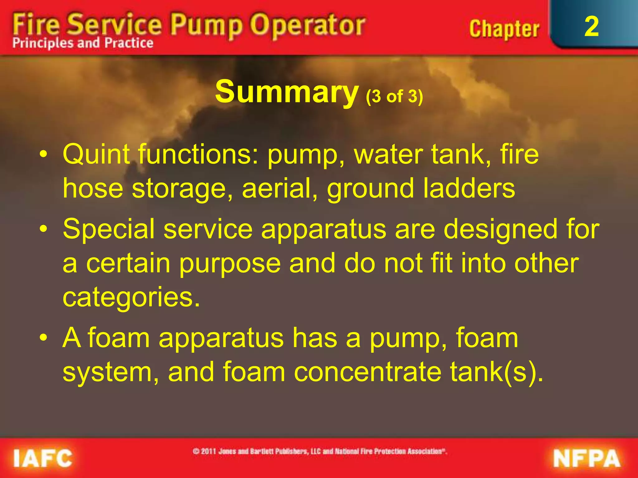 Iafc fire service pump operator principles & practice 1 ed ch 02 types ...