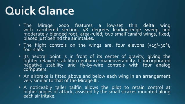 Iaf's mirage 2000 | PPTX