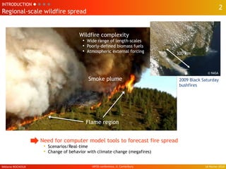 Data-driven wildfire spread modeling | PPT