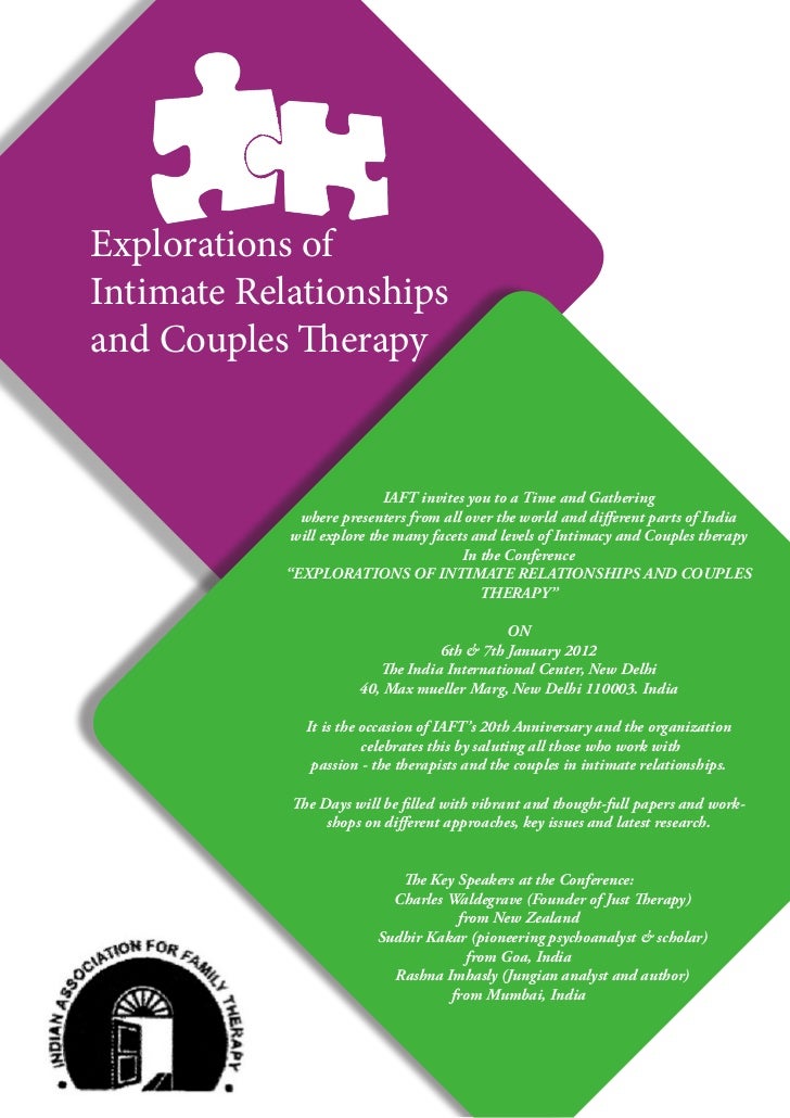 Exploration of Intimate Relationships and Couple Therapy