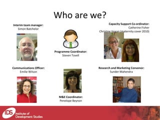 IAG impact and learning team | PPT